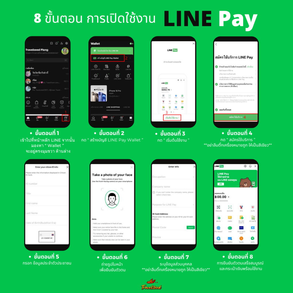 8 ขั้นตอนง่าย ๆ สำหรับการเปิดใช้งาน LINE Pay - รวมบทความแนะนำที่เที่ยว ...